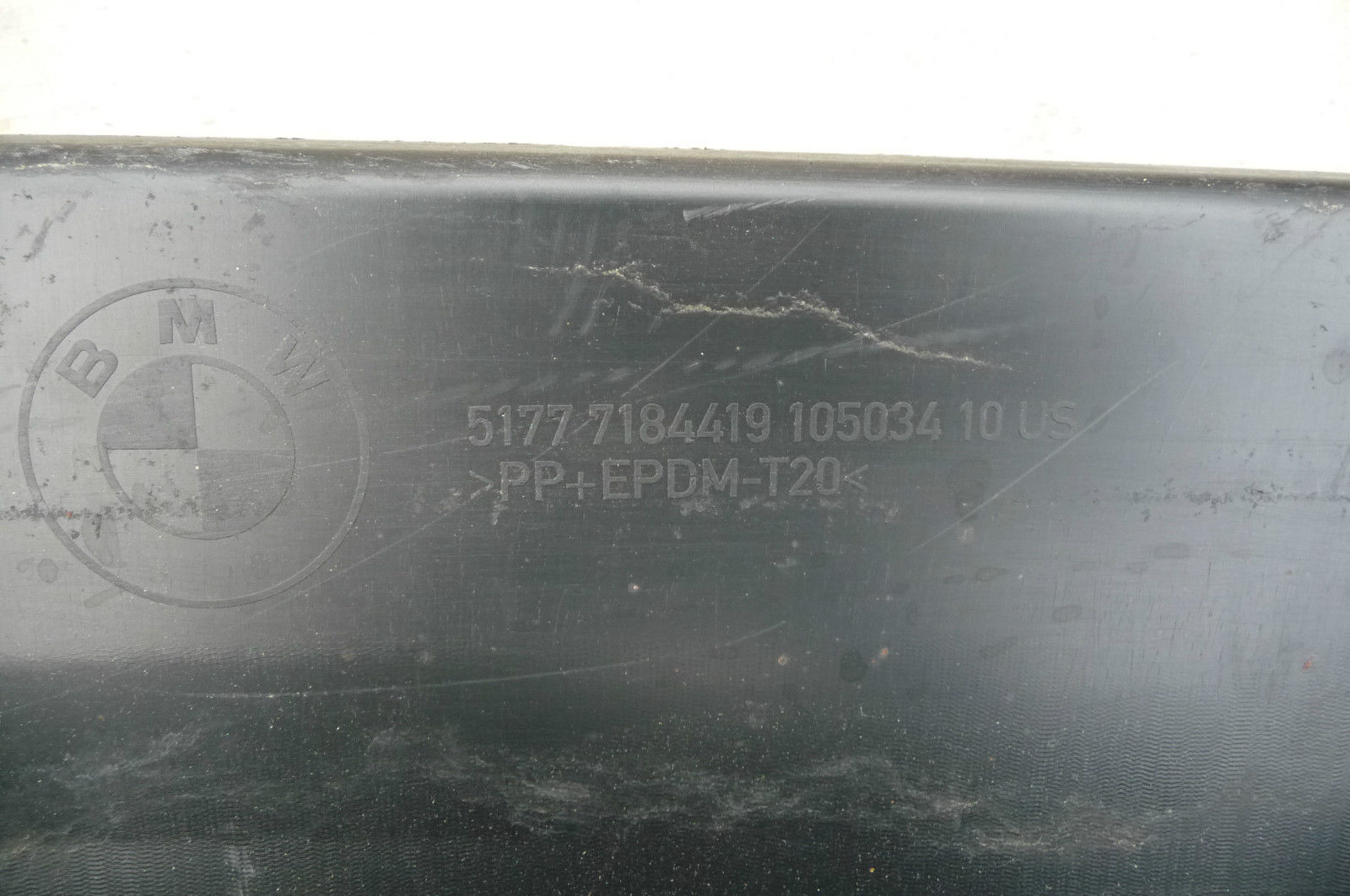 BMW X6 Left Door Footboard Sill Cover 51777184419 OEM OE | LA Global Parts