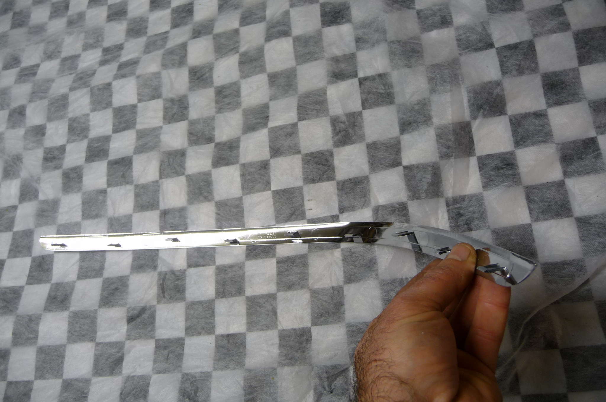 Mercedes Benz W164 Rear Bumper Left Driver side Moulding Trim ...