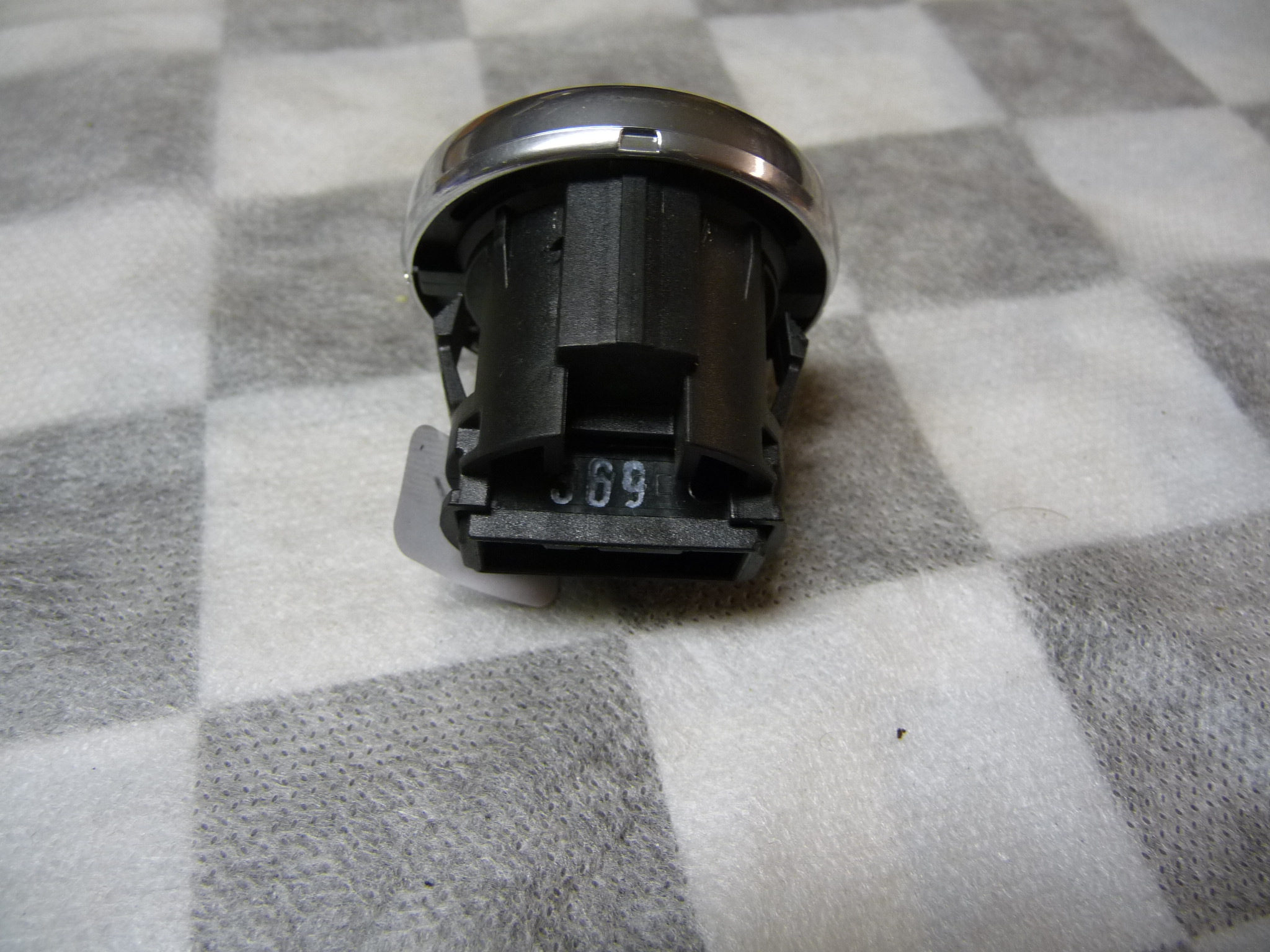 BMW 3 Series Engine Ignition Start Stop Switch CHROM PERLGRAU ...