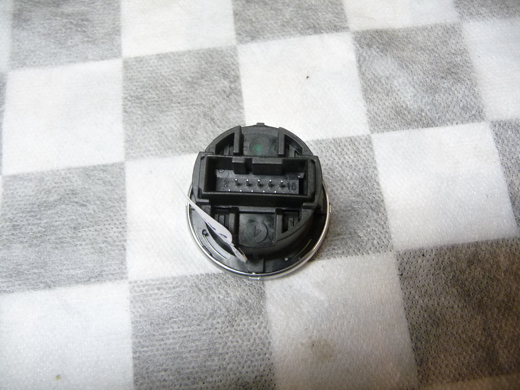 BMW 3 Series Engine Ignition Start Stop Switch CHROM PERLGRAU ...