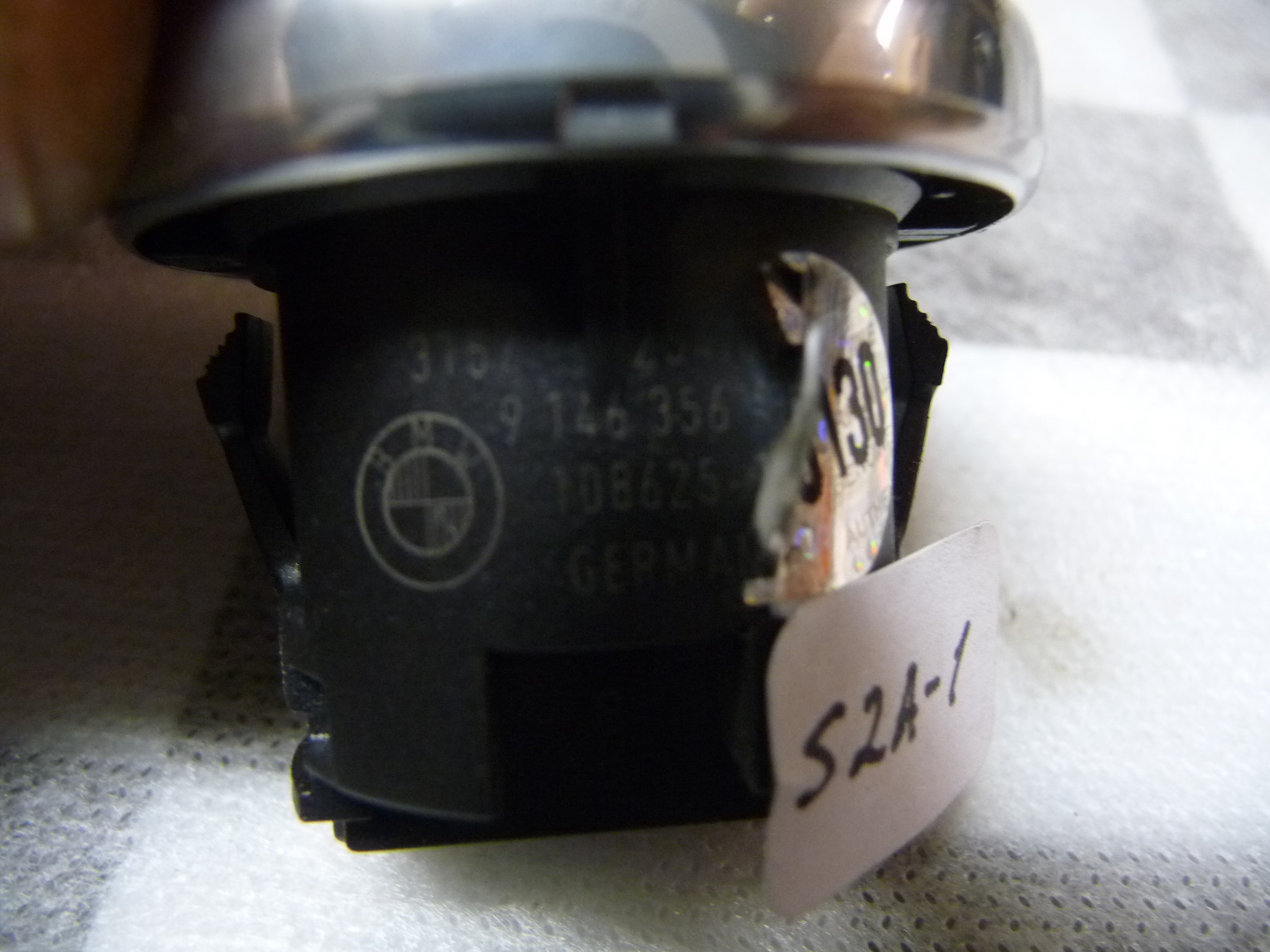 BMW 3 Series Engine Ignition Start Stop Switch CHROM PERLGRAU ...