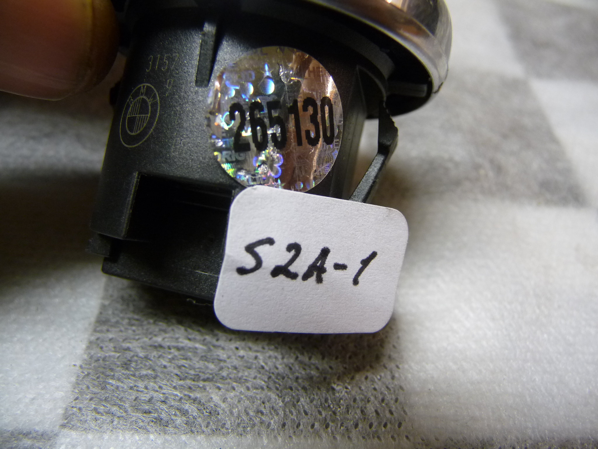 BMW 3 Series Engine Ignition Start Stop Switch CHROM PERLGRAU ...