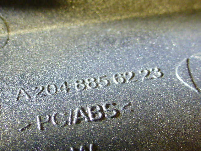 Mercedes Benz W204 C-Class Rear Bumper Tow Hook Eye Cover A2048856223 ...