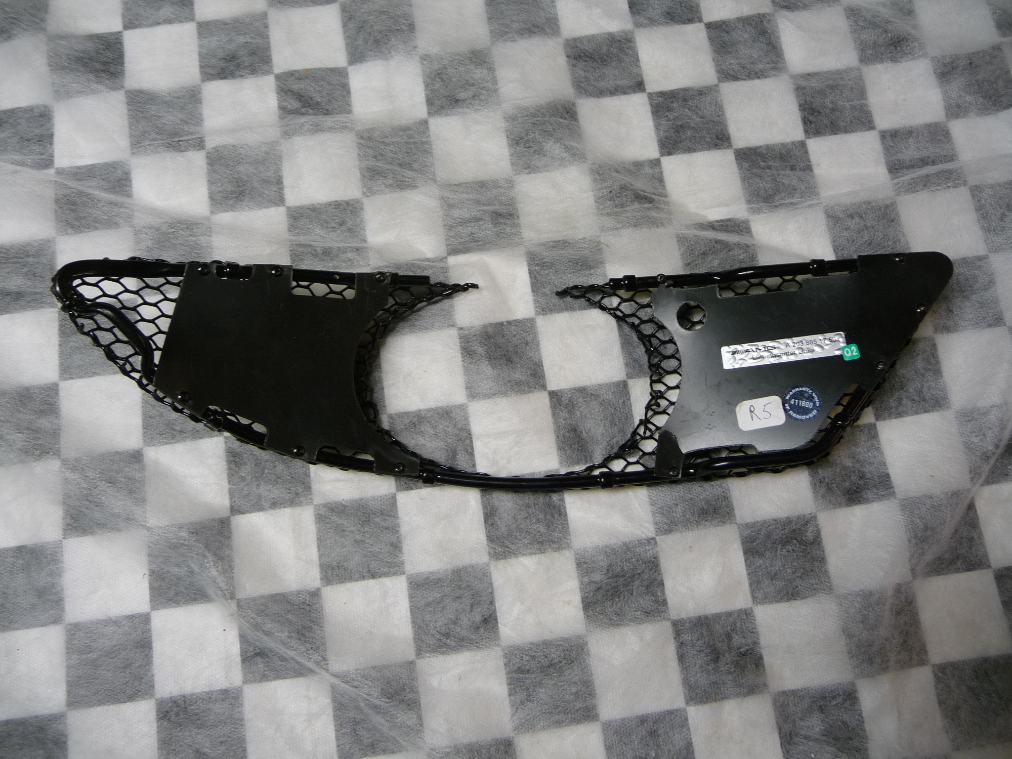 Mercedes Benz W203 C-Class Front Left Bumper Cover Grille A2038851753 ...