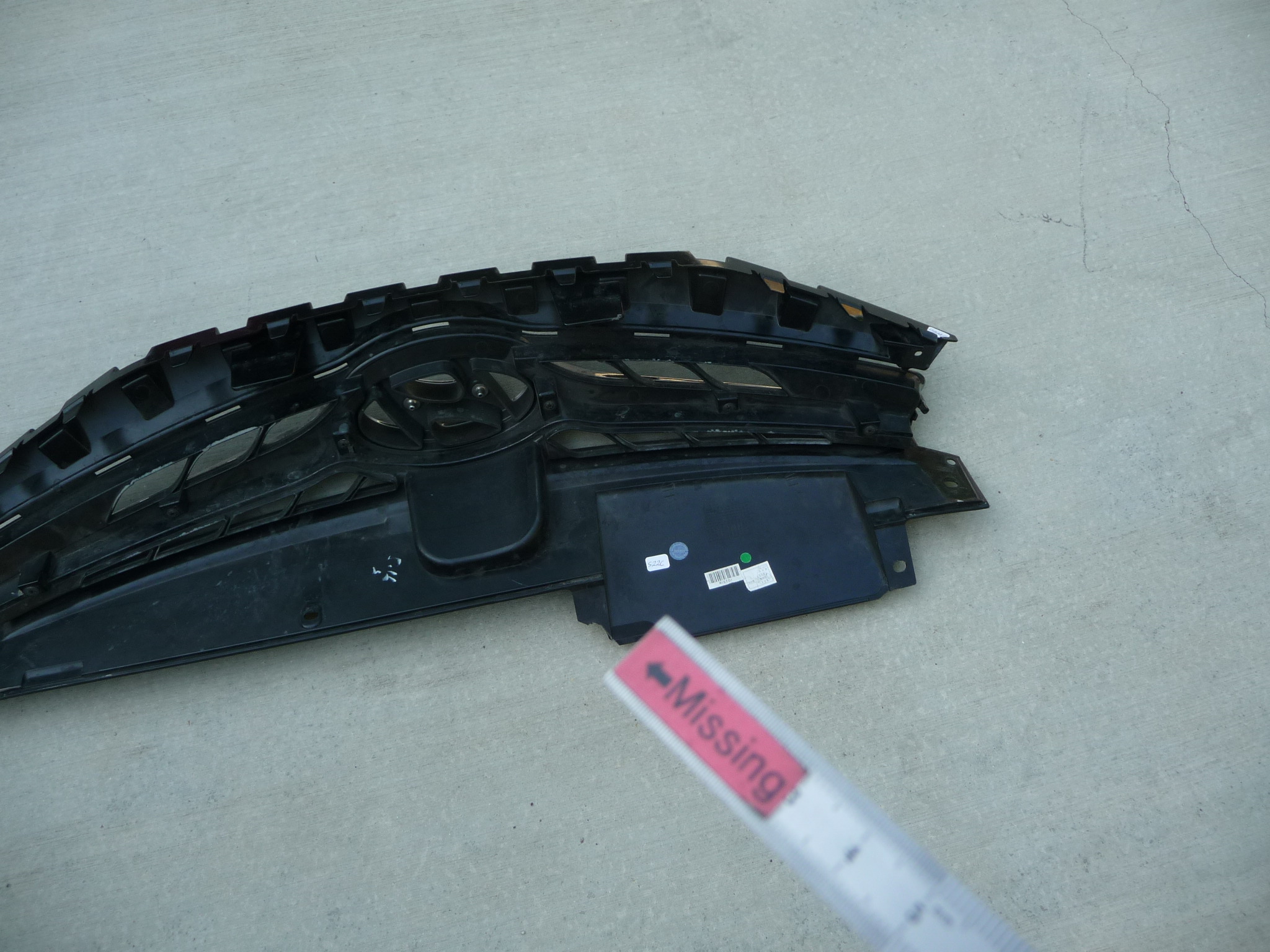 Hyundai Elantra Sedan Upper Grille Front Bumper Radiator Grille 86351 ...