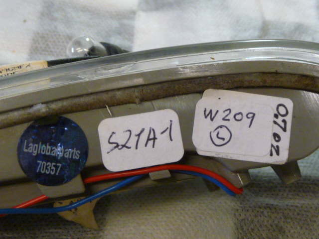 Mercedes Benz ML Class Left Driver Door Mirror Turn Signal Light ...