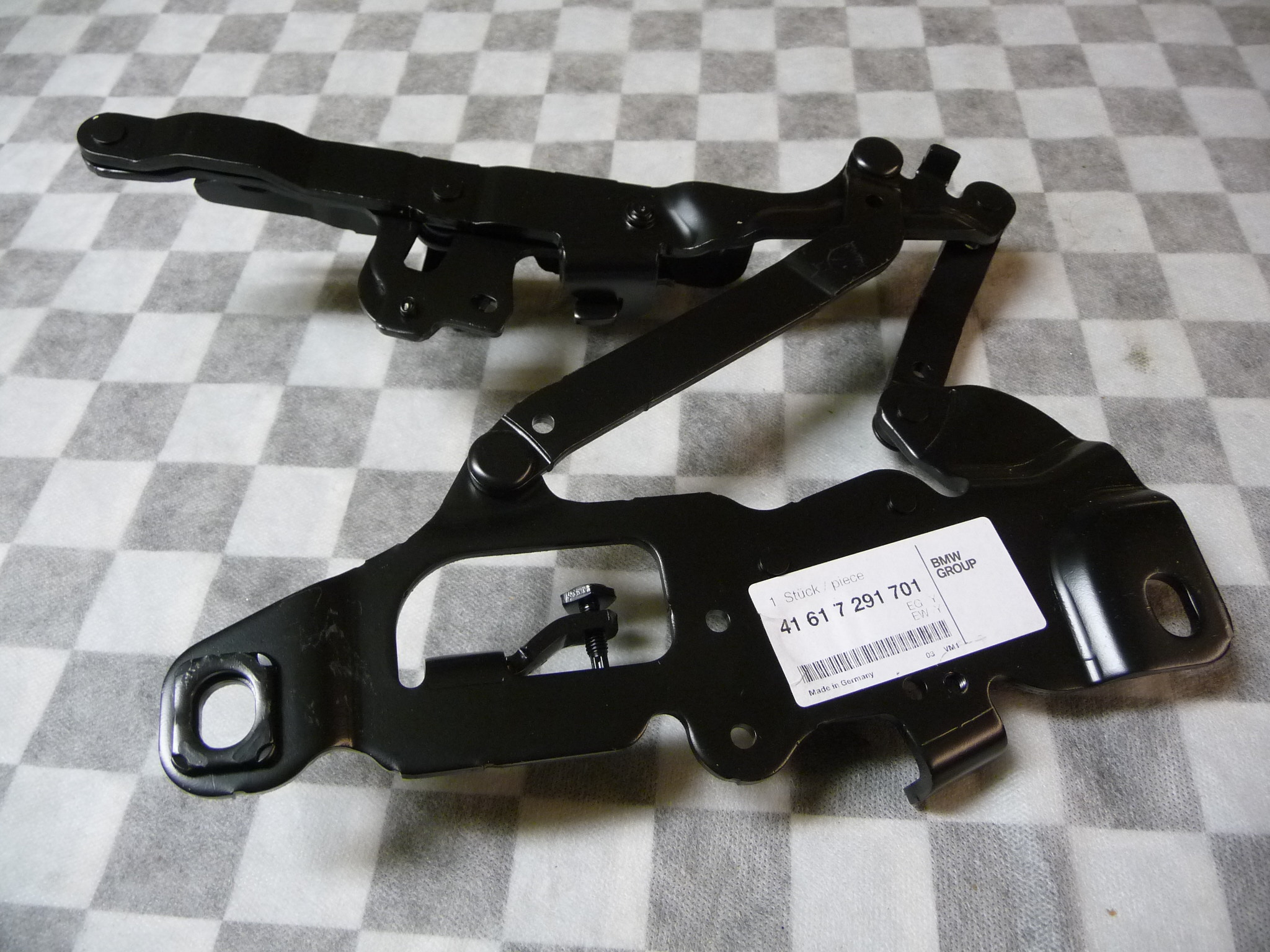 BMW 7 Series F01 F02 Left Engine Hood Hinge 41617291701 OEM OE | LA ...