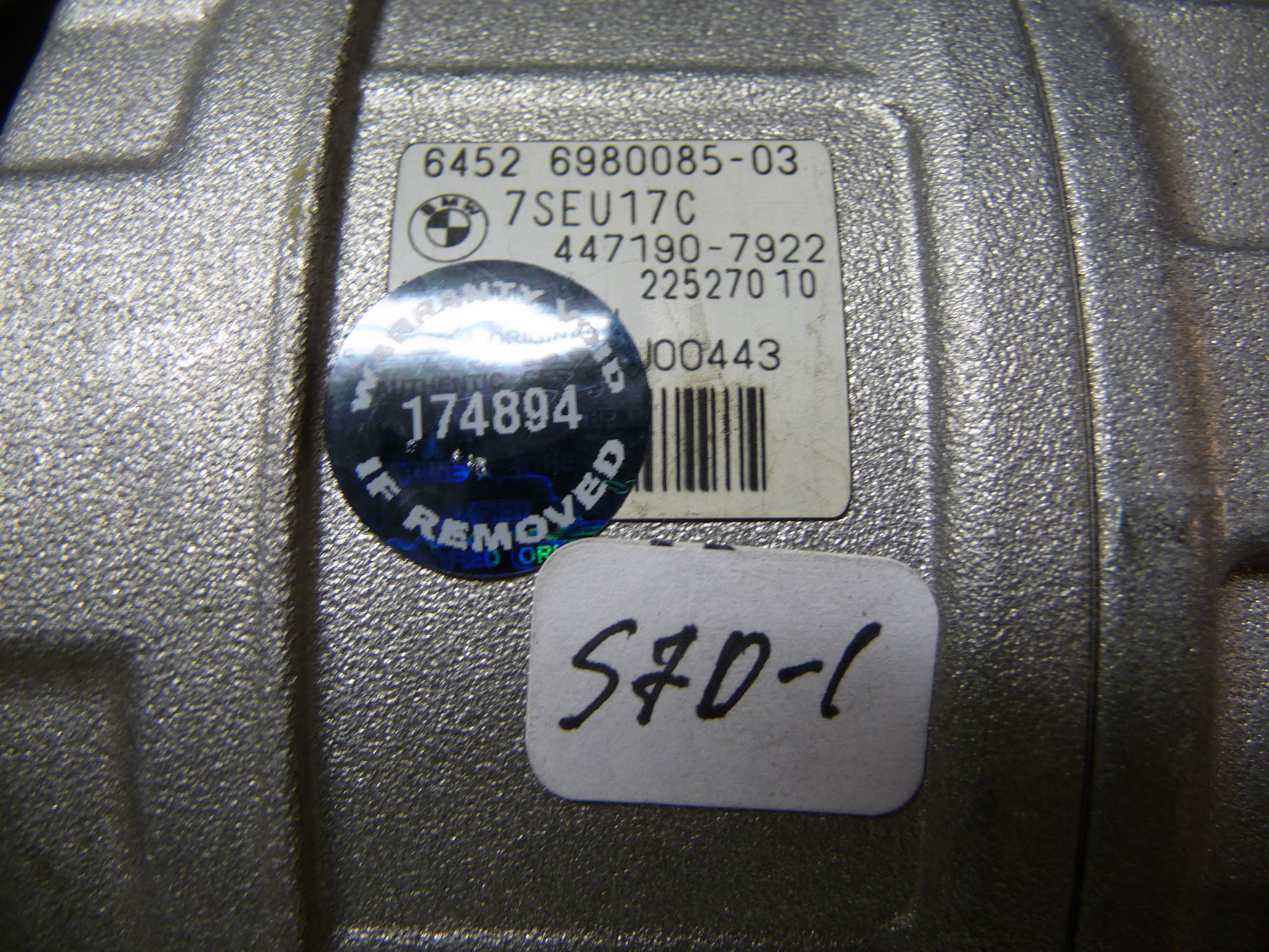 BMW 5 Series E60 535i 535xi Air-Conditioner Compressor 64526980085 OEM ...