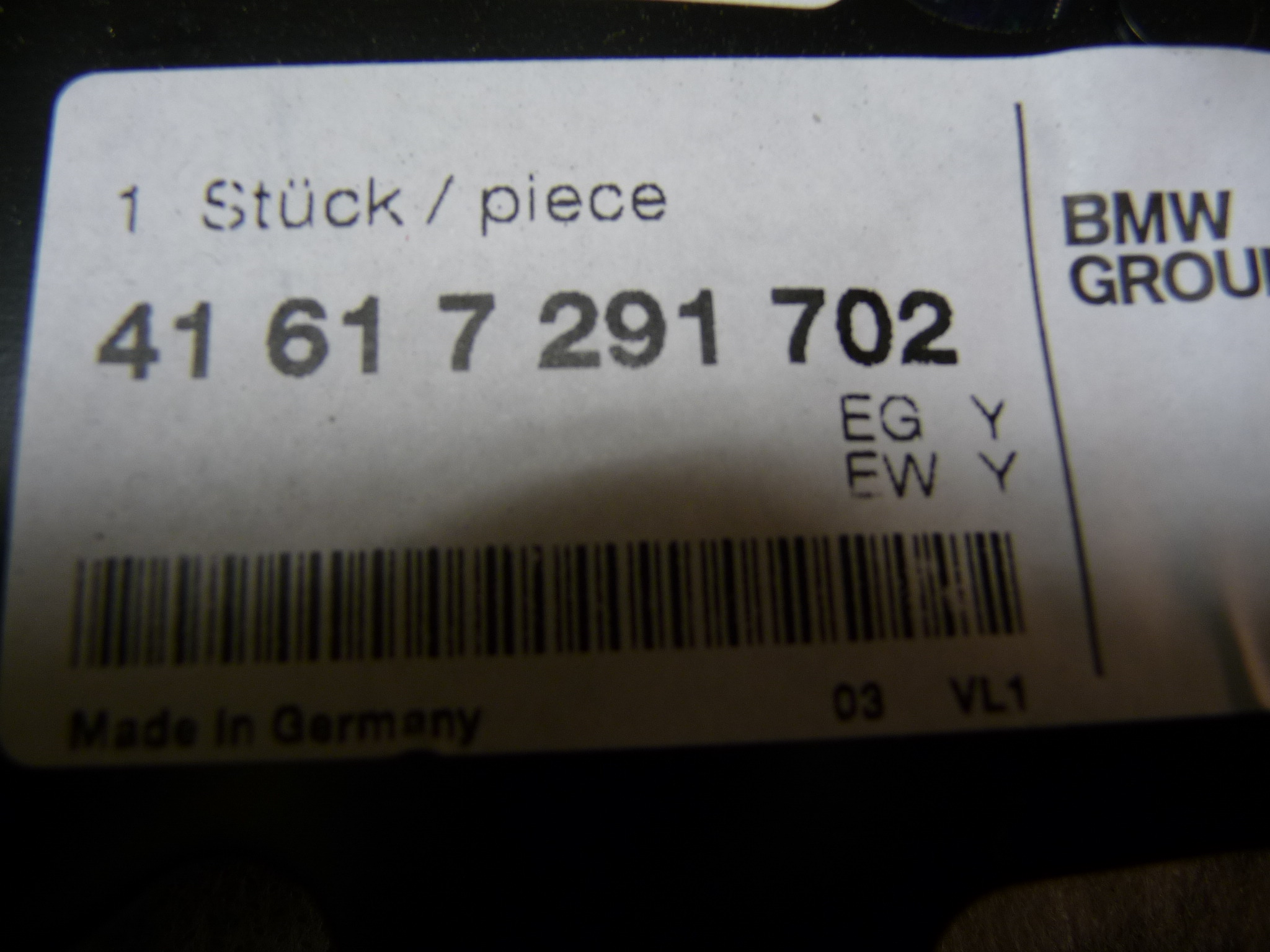 BMW 7 Series F01 F02 740i 750i Right Engine Hood Hinge 41617291702 OEM ...