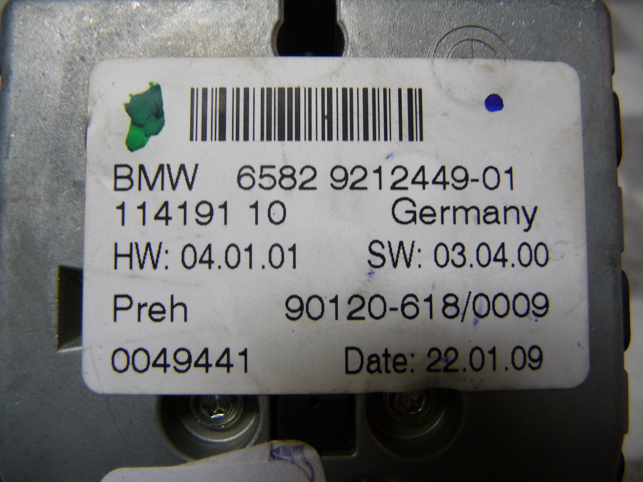 BMW 5 7 Series X3 Navigation System Controller 65829212449 OEM OE | LA ...