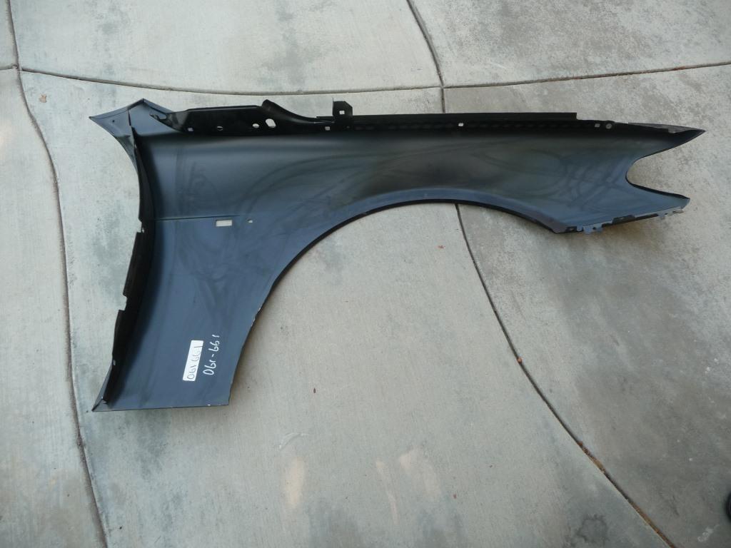 BMW 7 Series E65 Left Driver Side Fender Wing Cover 41357061661 OEM OE ...