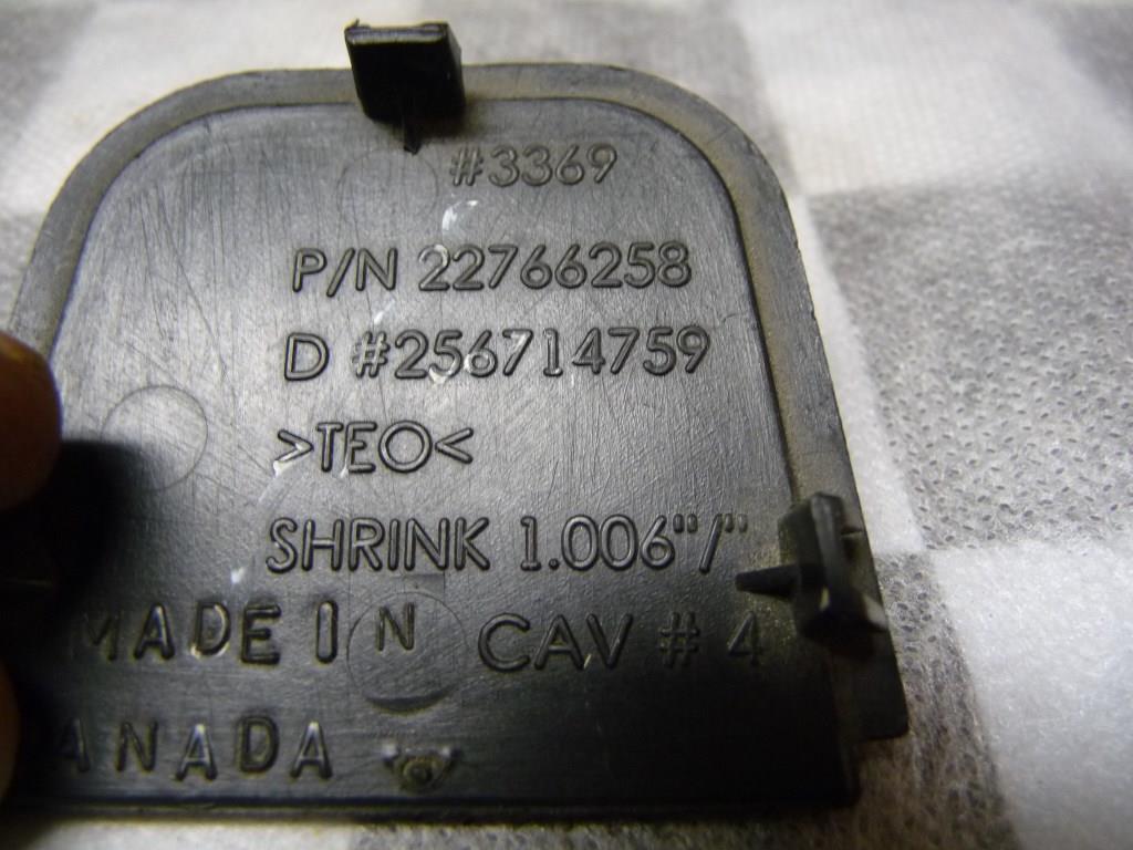 Chevrolet GM Camaro Rear Bumper Cover Cap 22766258 OEM OE | LA Global Parts