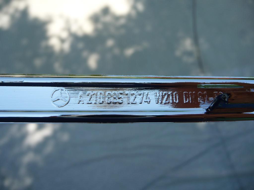 Mercedes Benz W210 E Class Rear Bumper Center Moulding NEW A2108851274 ...