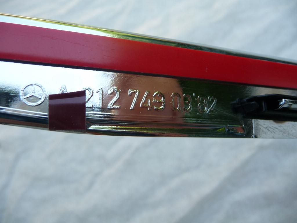 Mercedes Benz W212 E Class Trunk Lid Trim Chrome Moulding NEW ...