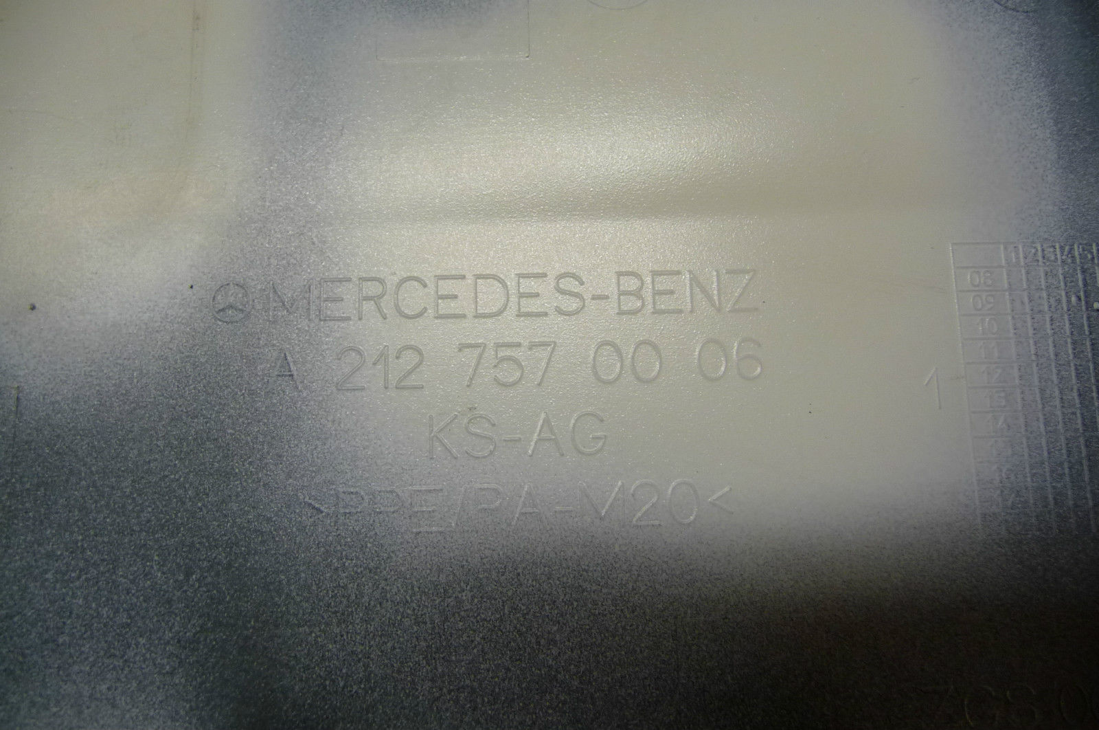 Mercedes Benz Rear Fender Tank Flap E Class A2127570006 OEM OE | LA ...