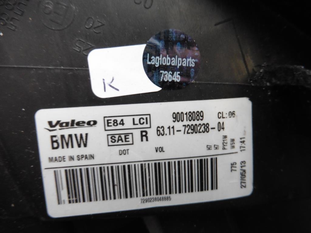 BMW X1 Front Right Halogen Headlight Light Lamp 63117290238 OEM OE | LA ...