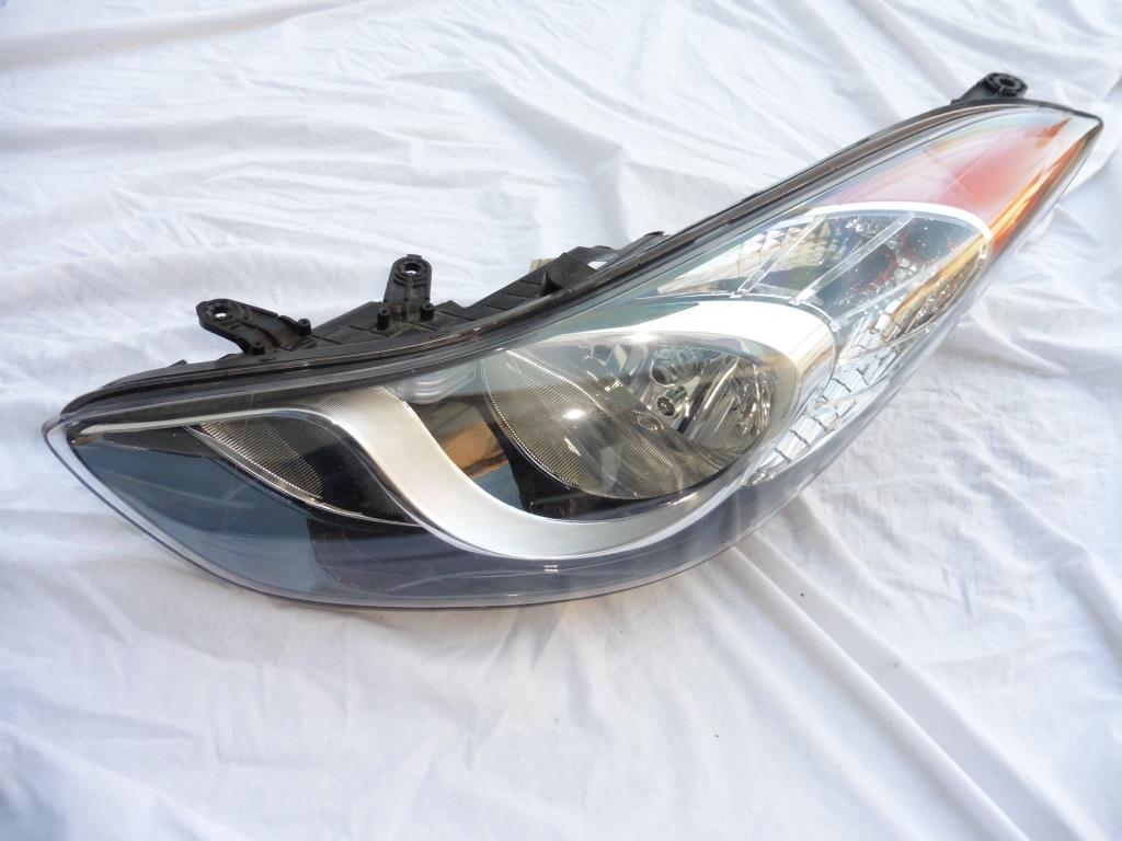 Hyundai Elantra Sedan Left Driver Side Headlight Halogen LED 92101 ...