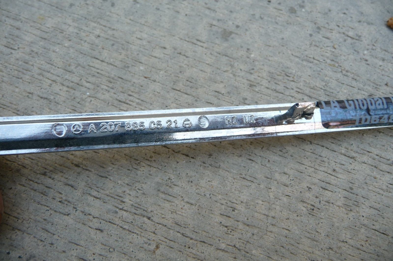 Mercedes Benz E Class Rear Bumper Garnish Moulding A 2078850521 OEM OE ...