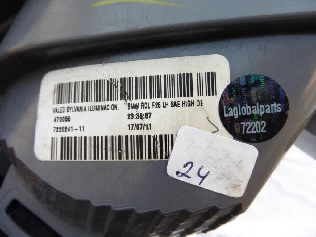 BMW X3 Rear Left Driver Side Tail Light Lamp 63217220241 OEM A1 | LA ...