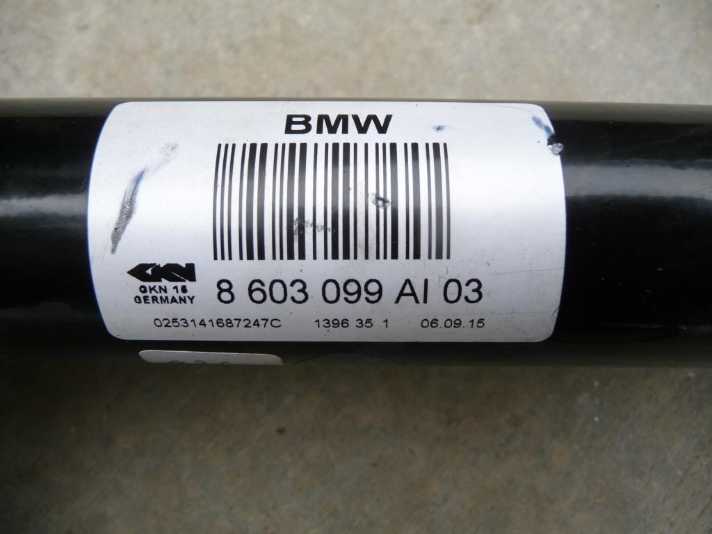 2011-2016 BMW F10 F11 528i 535i Rear Left Output Shaft D=38MM ...