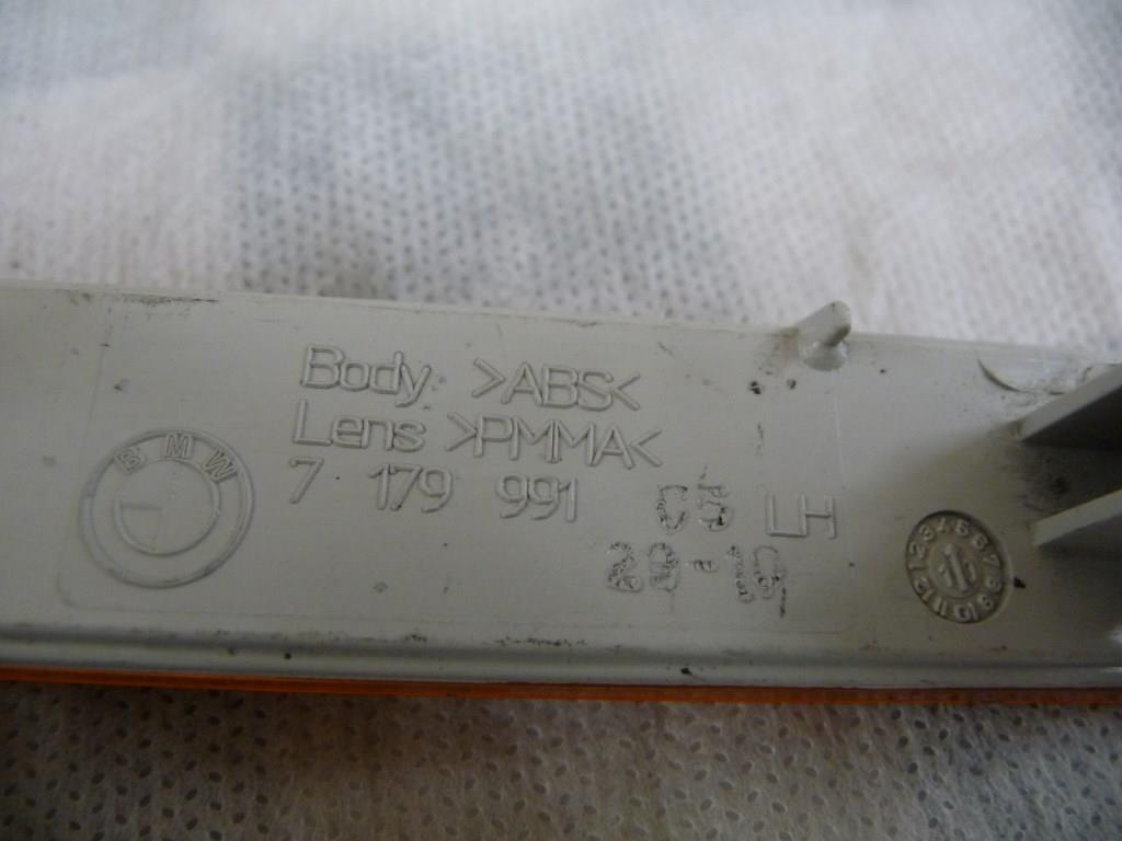 BMW X5 X6 Front Bumper Left Driver Side Marker Reflector 63147179991 ...