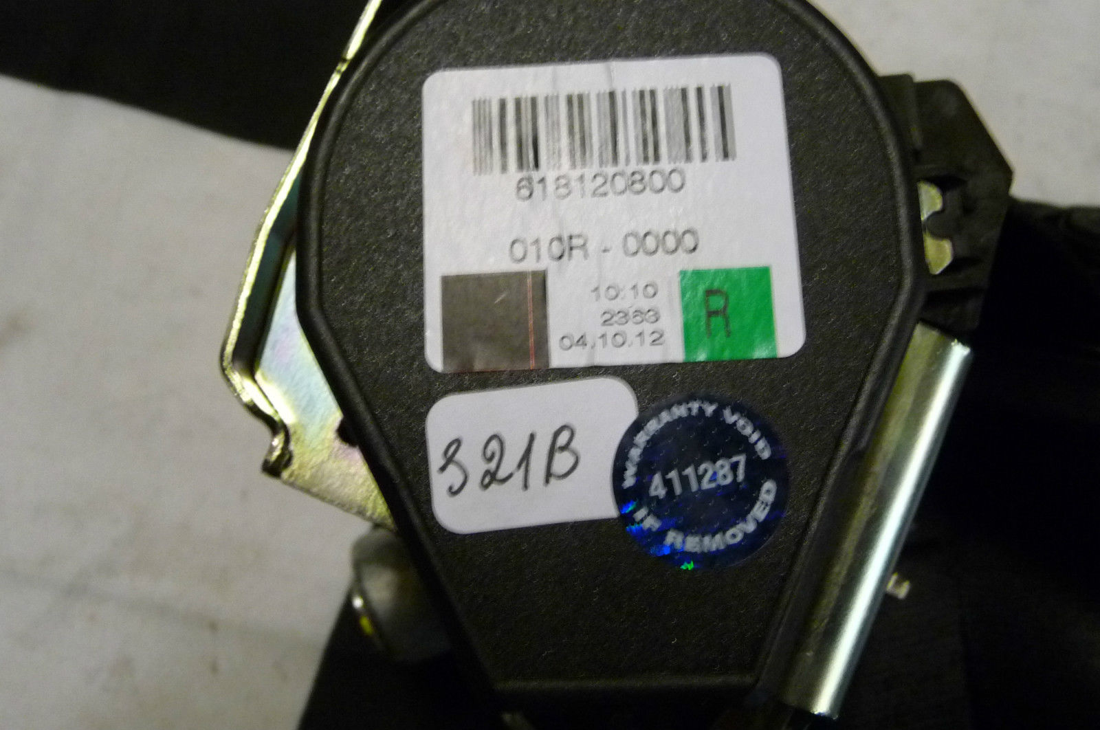 BMW 5 Series Front Right Upper Safety Belt SCHWARZ 72117241748 OEM OE ...