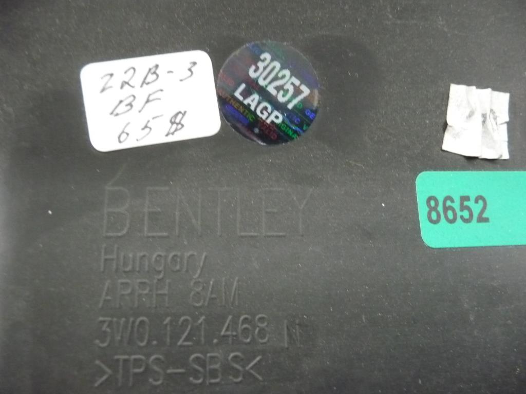 2014-2015 Bentley Continental GT GTC RH Front Intercooler Air Duct ...