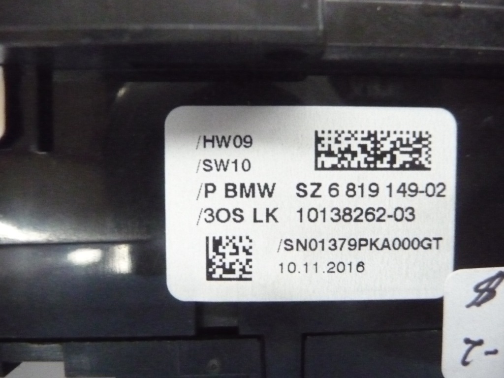 2017-2018 BMW G11 G12 Operating Unit, Center Console Switch 61316819149 ...