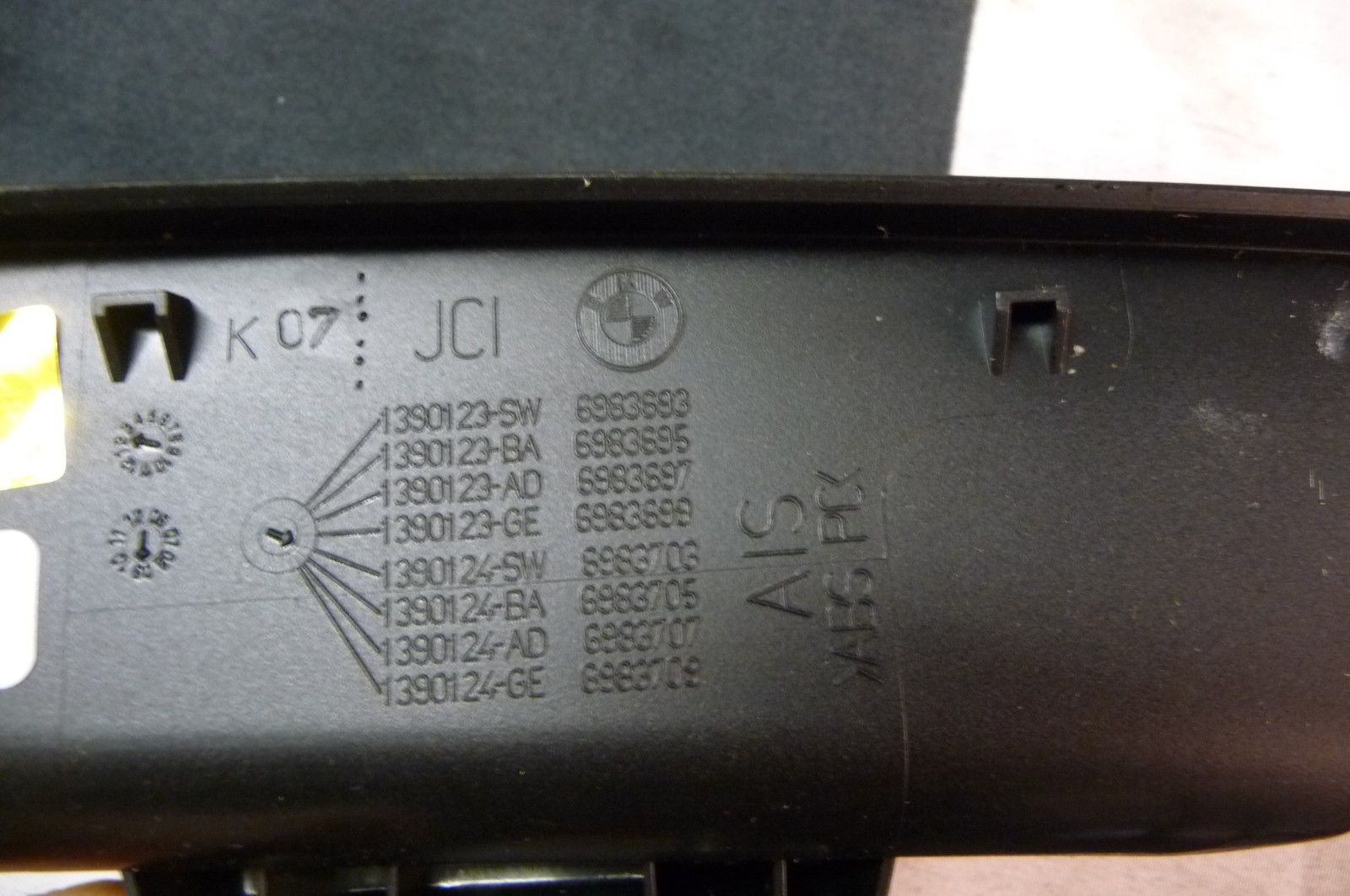 BMW 5 Series Front Left Door Handle Recess Trim 51416983693 OEM OE | LA ...