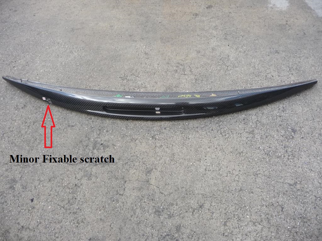 2013-2016 Maserati Granturismo MC Rear Trunk Lid Spoiler Wing Carbon ...