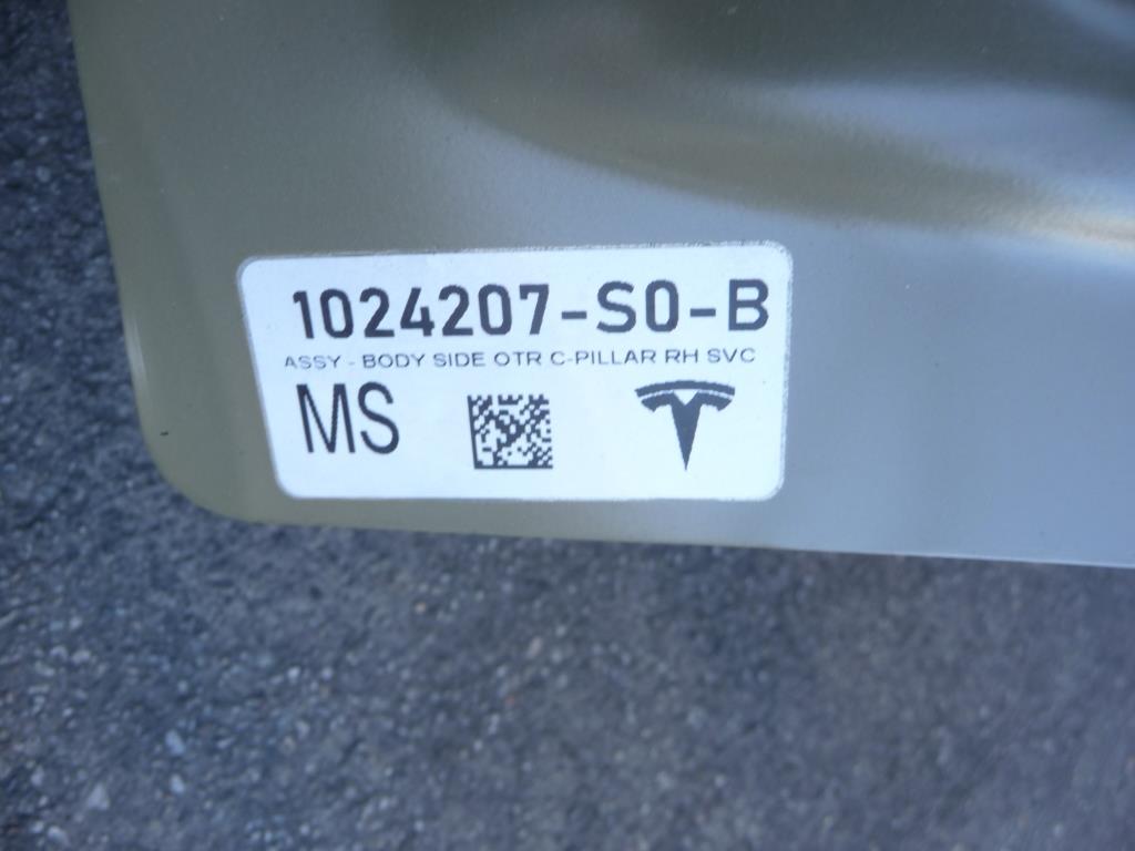 2012-2015 Tesla Model S Rear Right Wing Fender Quarter Panel 1024207-S0 ...