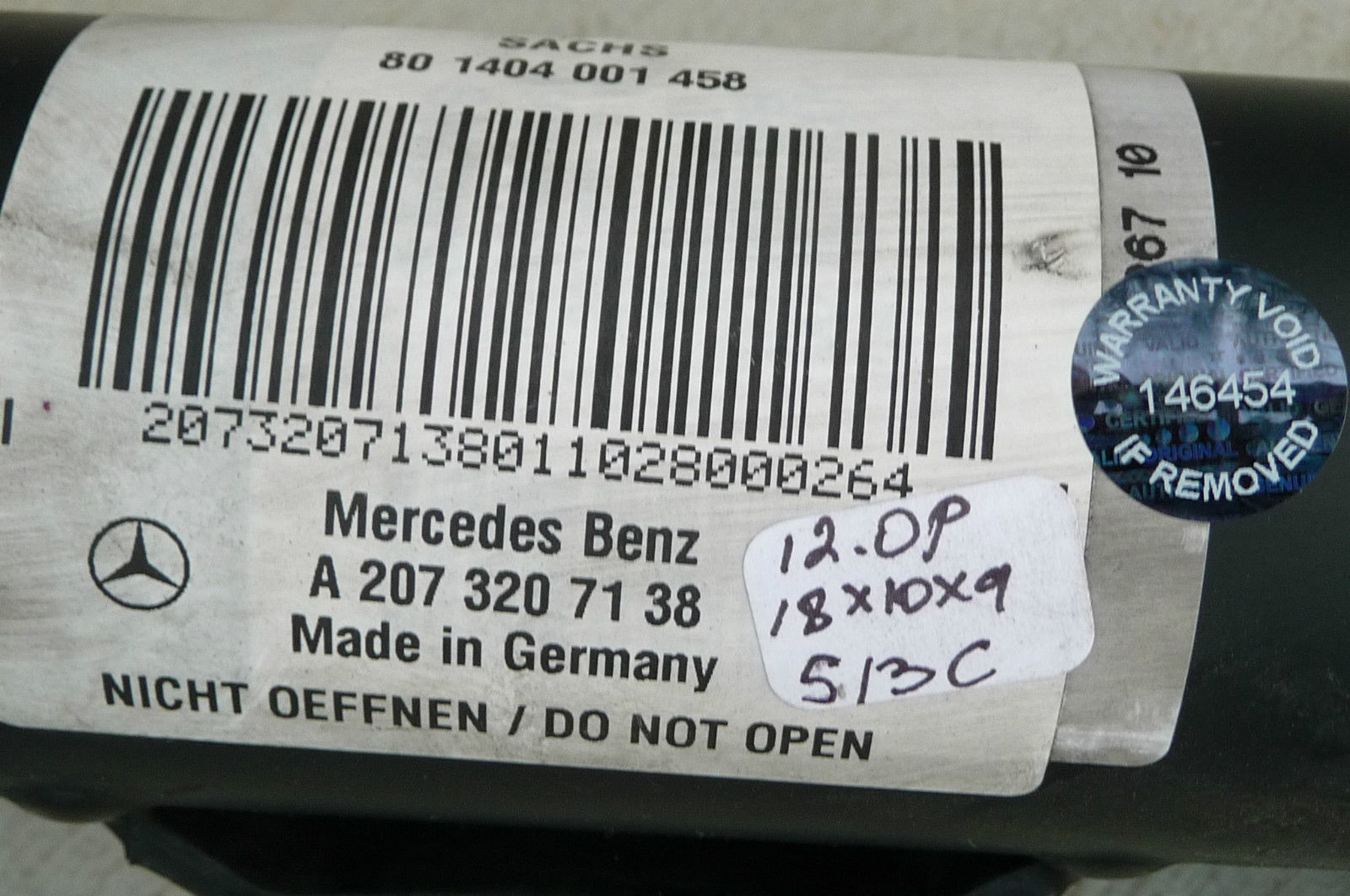 Mercedes Benz Shock Absorber Suspension Strut E Class 2 Door A ...