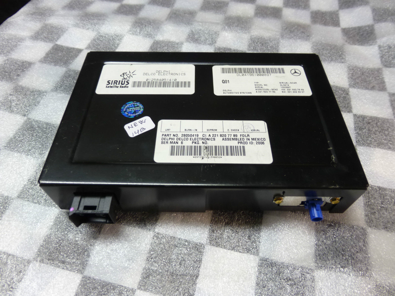 Mercedes Benz B200 CLS63 Antenna Sirius Receiver Control Unit A ...
