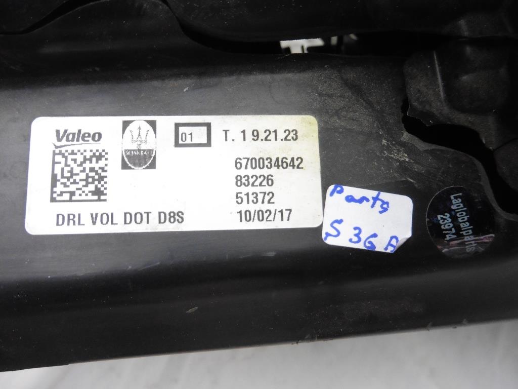 Maserati Levante M161 Left Driver HID Headlight 670034641 670034642 OE ...