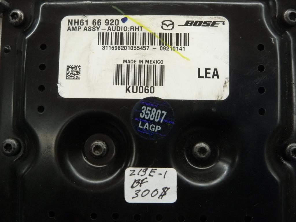 2010-2012 Mazda 3 Radio Amplifier BOSE Stereo Receiver NH61-66-920 OEM ...