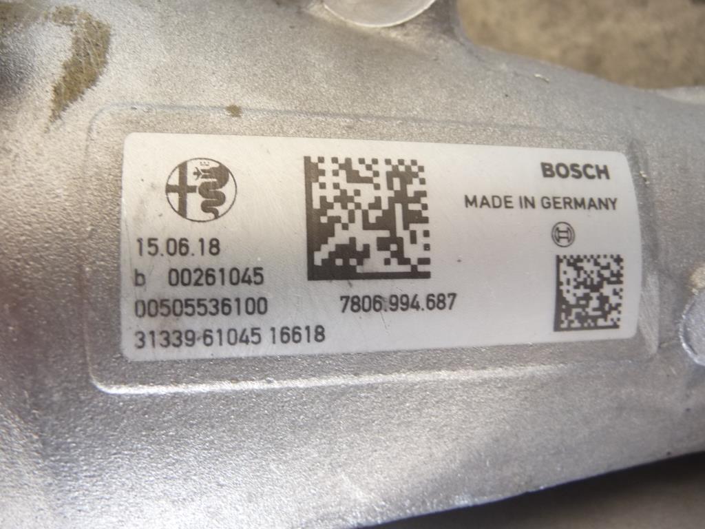 17-19 Alfa Romeo Stelvio Steering Gear Rack & Pinion Assembly 505536100 ...
