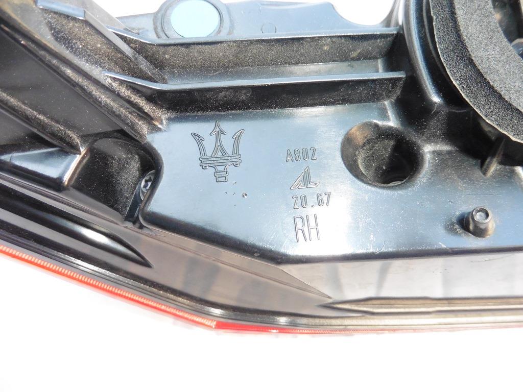 17-19 Maserati Levante M161 Rear Right 1/4 Panel Taillight Lamp ...