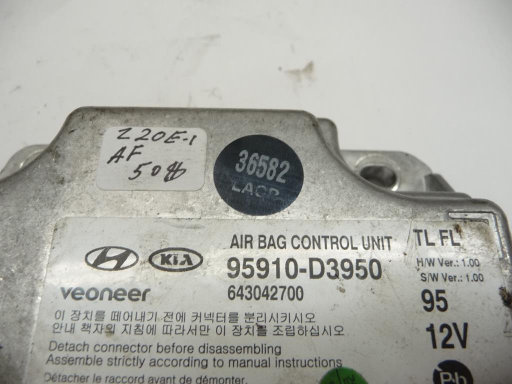 2019-2020 Hyundai Tucson Air Bag Control Module Unit 95910-D3950 OEM A1 ...