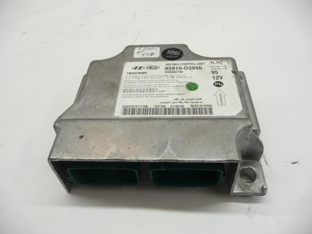 2019-2020 Hyundai Tucson Air Bag Control Module Unit 95910-D3950 OEM A1 ...