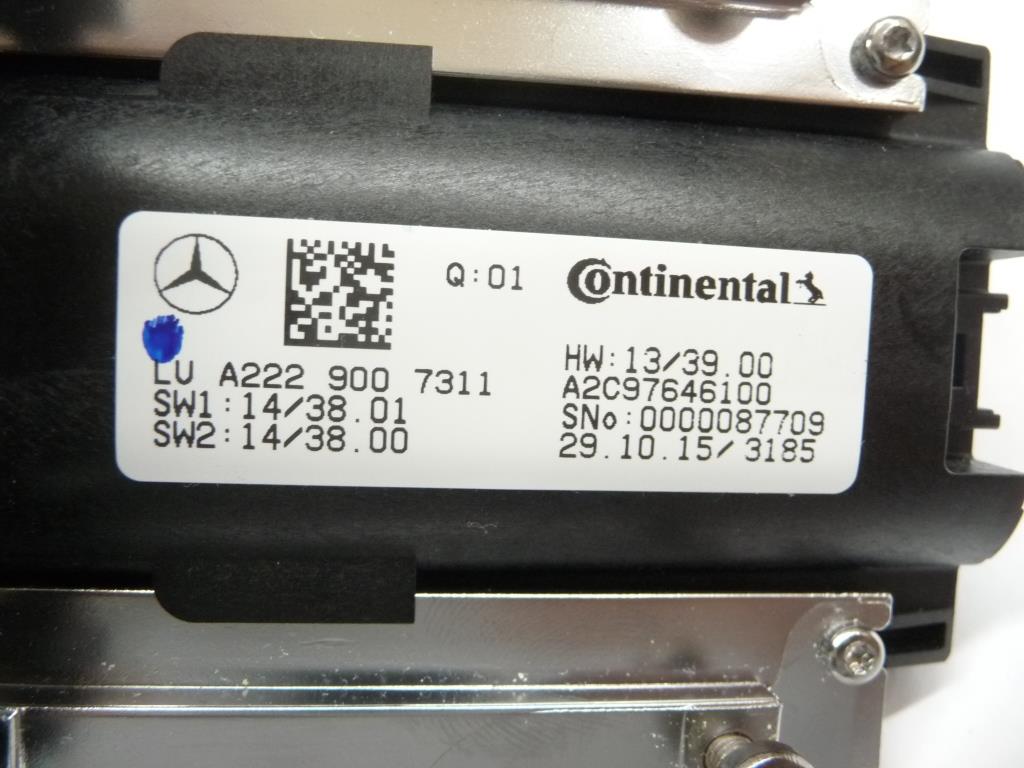 2015-2017 Mercedes Benz W222 Navigation Touchpad Control Unit ...
