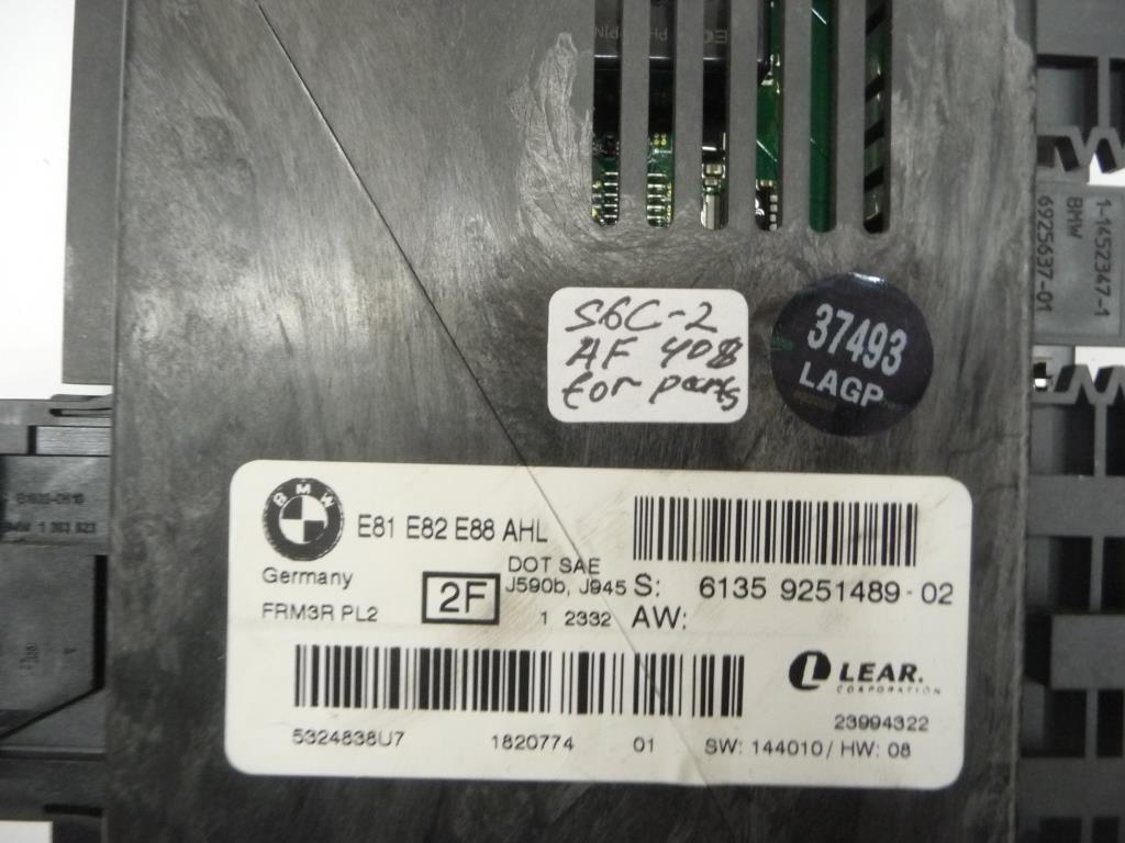 2008-2013 BMW E82 E88 128i 135i FRM3R PL2 Footwell Module 61359251489 ...