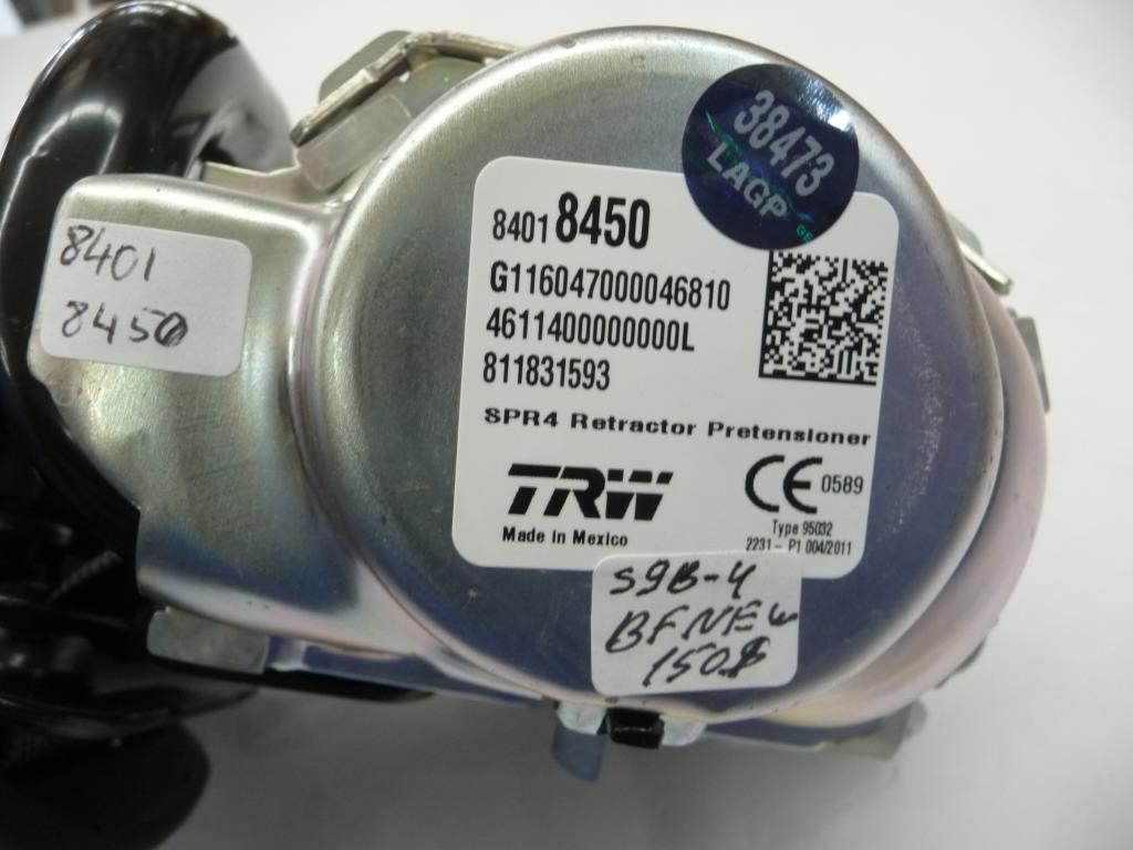 2016-2017 Chevrolet Camaro Front Left Seat Belt Retractor, Black ...