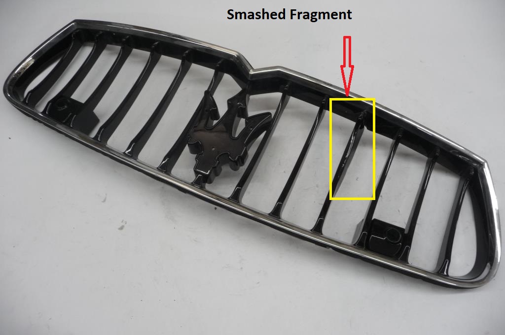 14-17 Maserati Ghibli Front Grille PDS Chrome Bezel 670011097 for Parts ...
