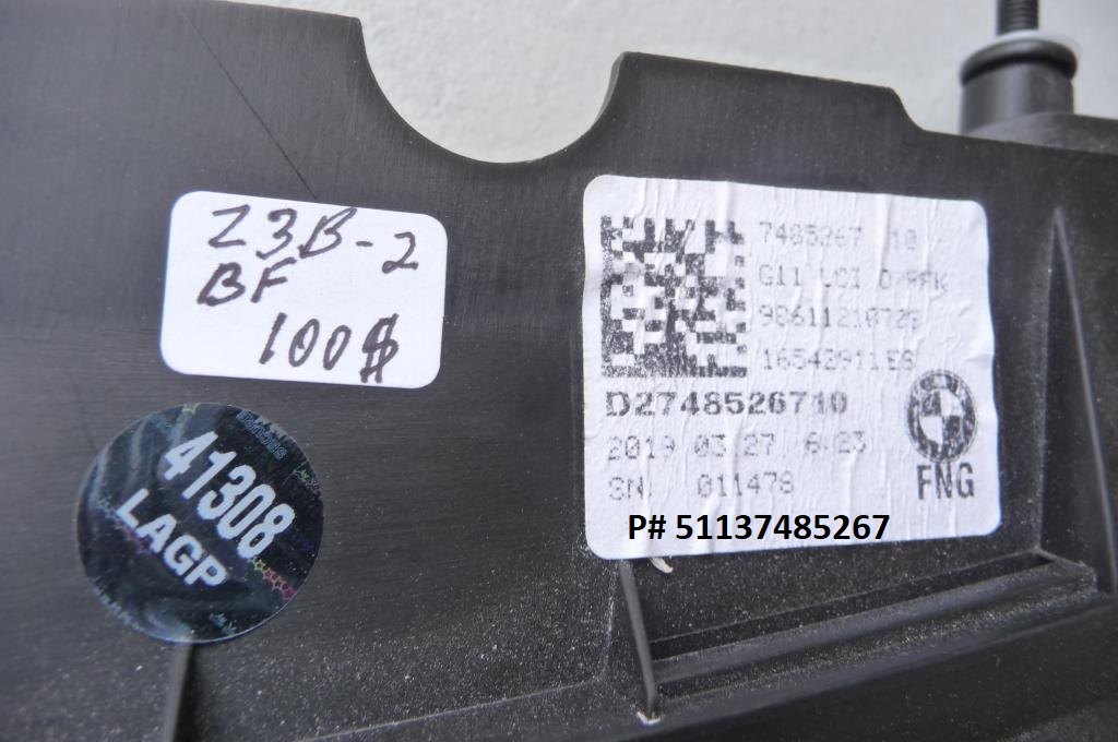 2020-2021 BMW G11 G12 Trunk Lid Tailgate Grip Handle Strip 51137485267 ...