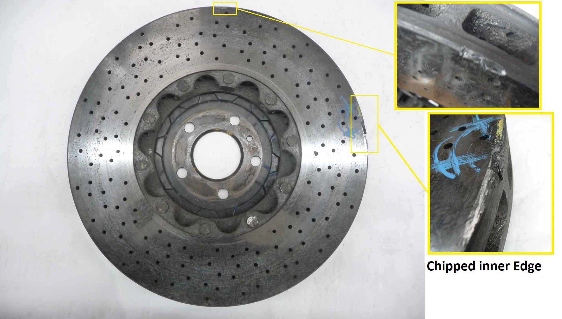 2016-2019 McLaren 570S Front Brake Rotor 11C0771CP Carbon Ceramic ...