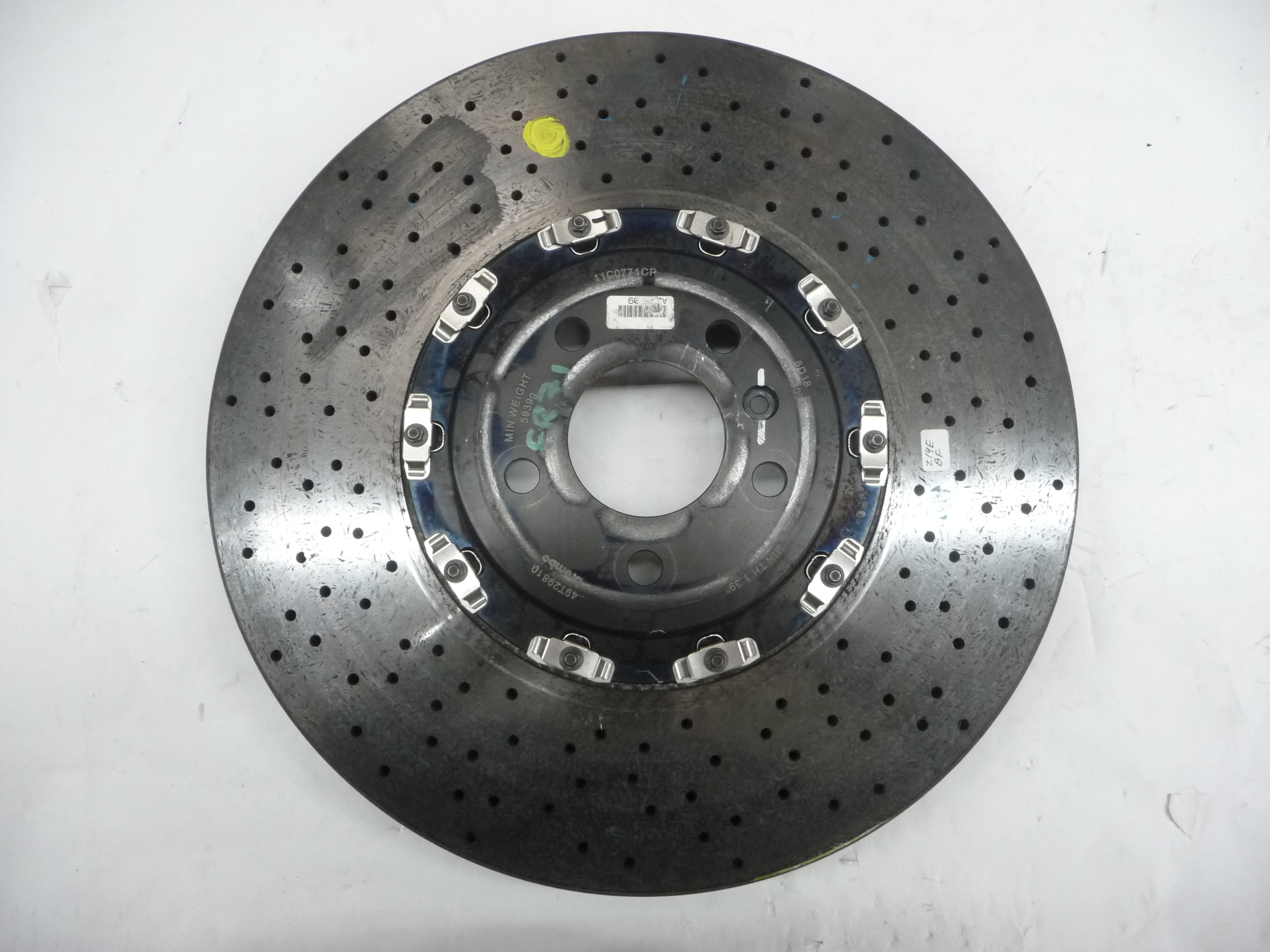 2016-2019 McLaren 570S Front Brake Rotor 11C0771CP Carbon Ceramic ...