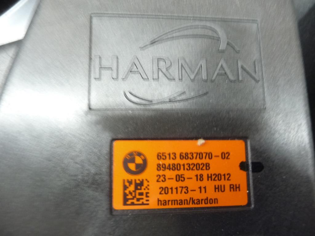 2019-2020 BMW i8 Radio Speaker Enclosure, Central Bass, Right ...