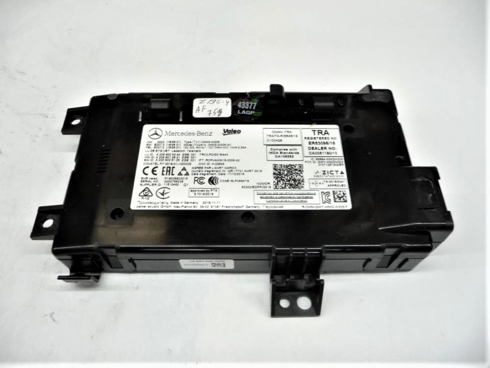 2019 Mercedes Benz GLC X253 C253 Control Unit, Complete A2059004244 OEM ...