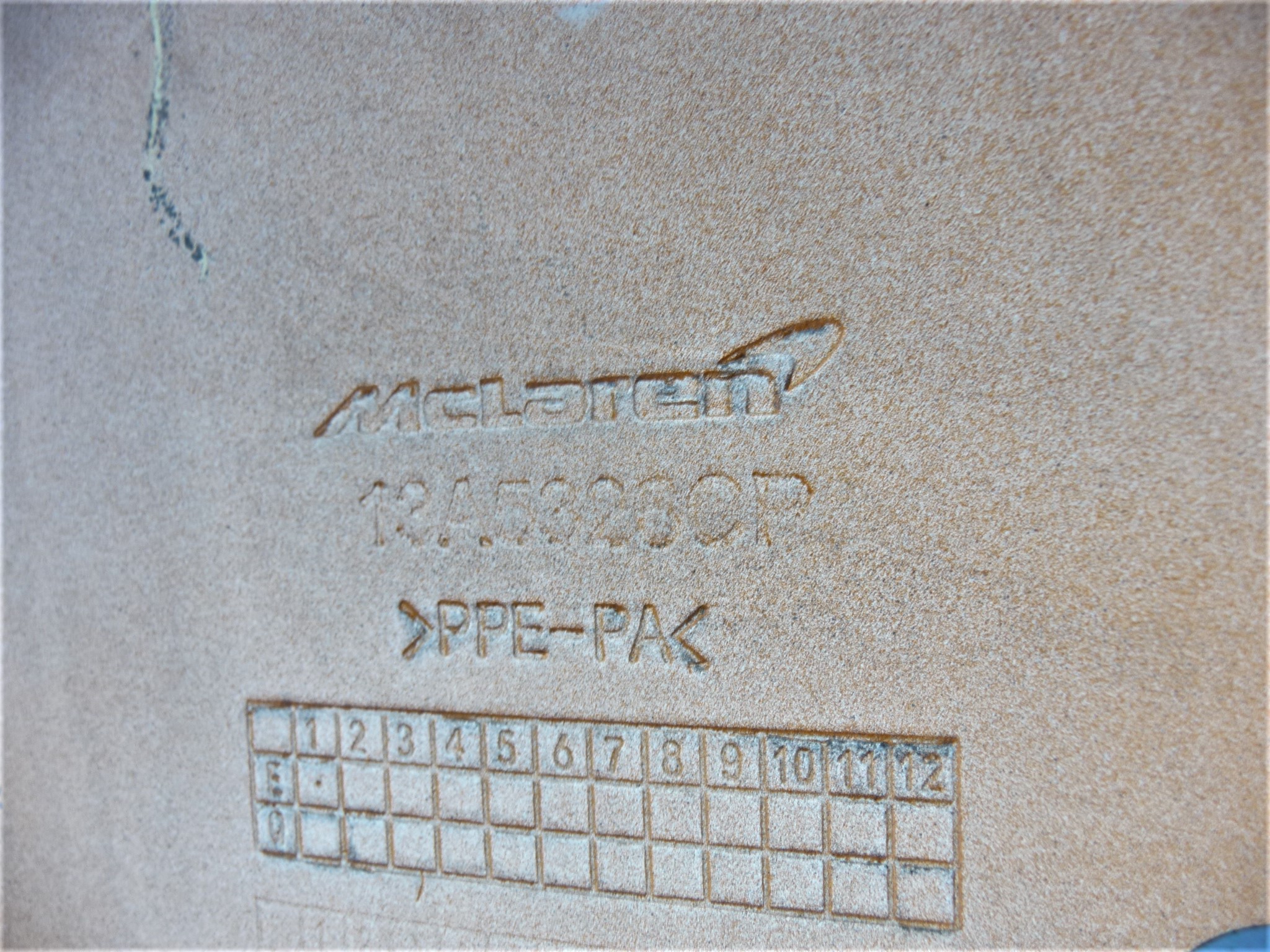 19-20 McLaren 600lt Right Passenger Lower Quarter Wing Cover Panel ...