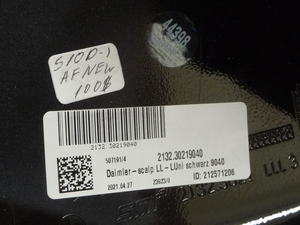 2017 Mercedes Benz W213 E Class Left Wing Mirror Cover A0998110100 9040 ...